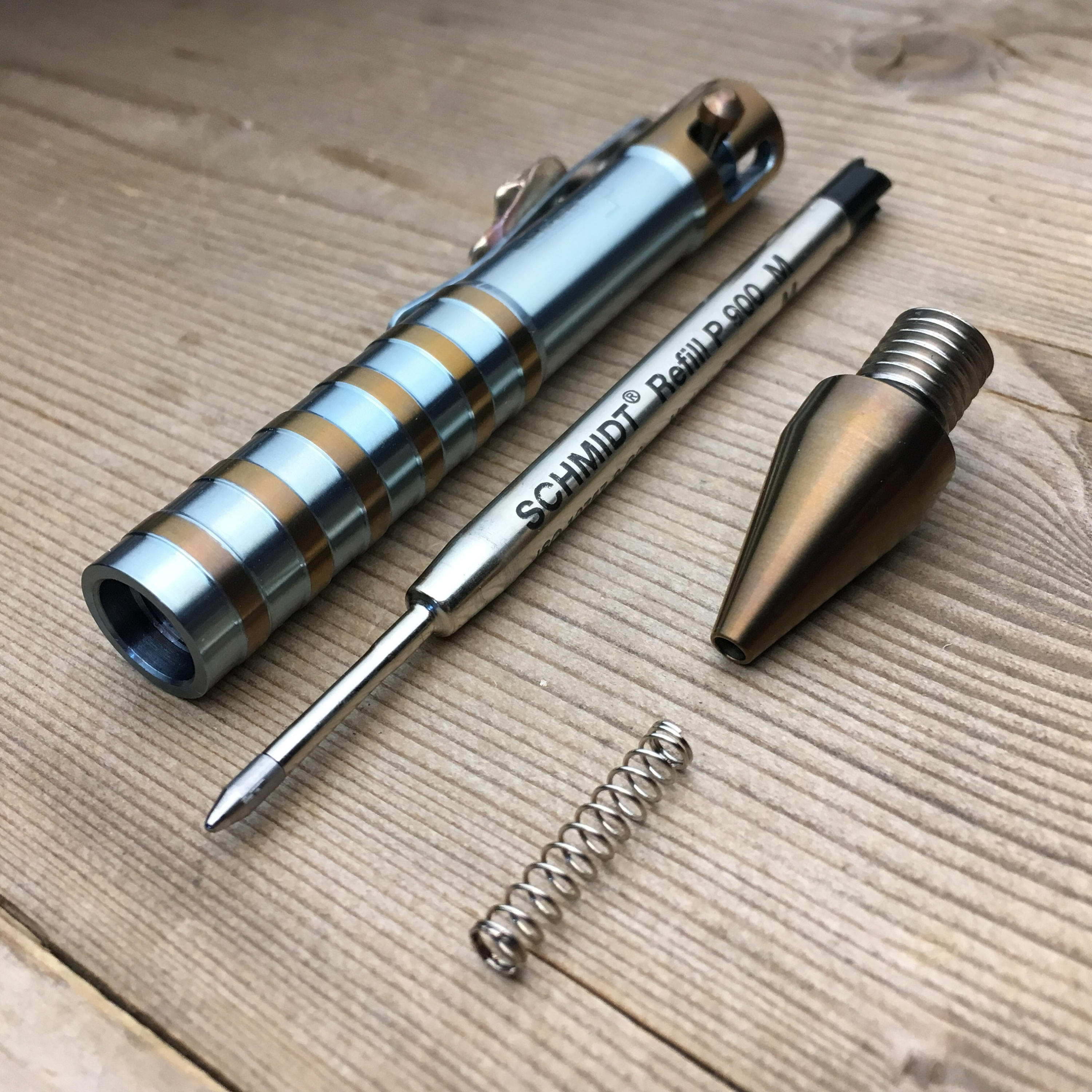 Custom / Titanium Skull Ballpoint Pen / Cal. 50 by Böker