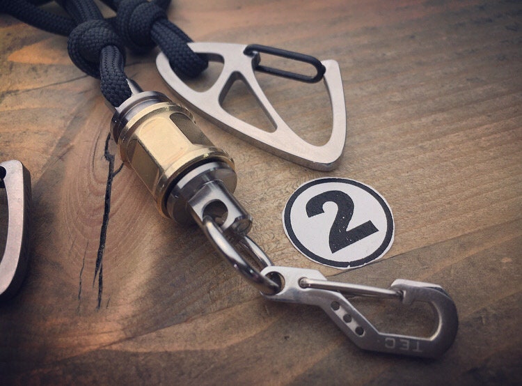 Safety lanyard with Titanium Quick Release / Walletchain, Keychain ...