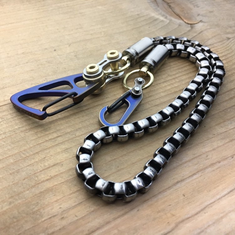 Walletchain / Bi-Swivel / Titanium / S.Steels / Brass