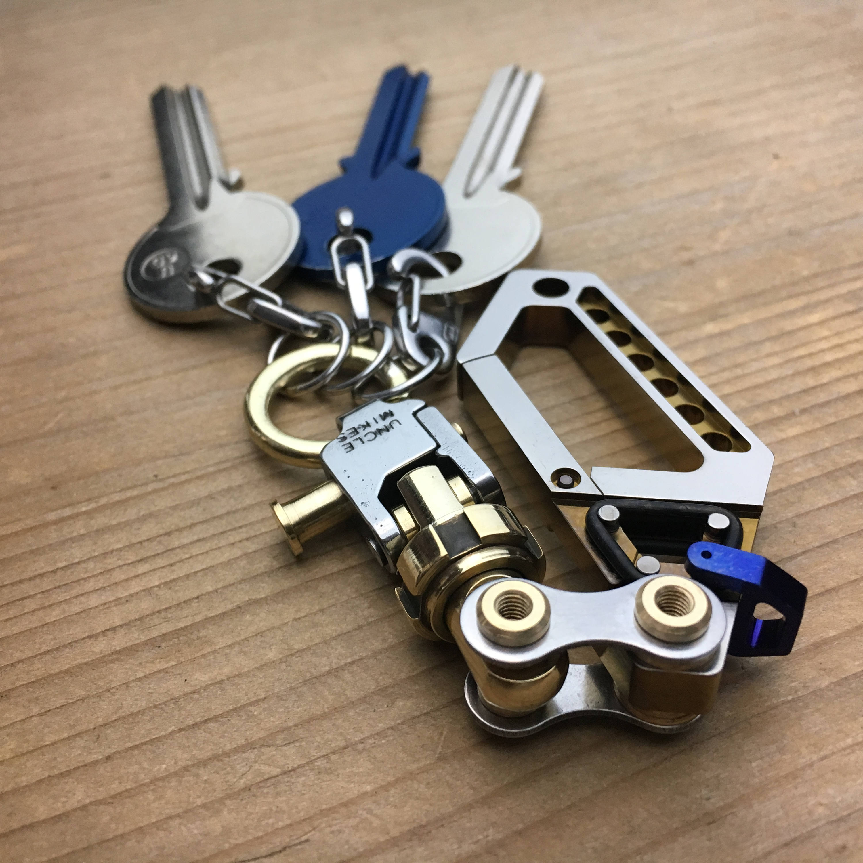 Key Chain, Uncle Mikes Swivel Gun Keychain-II (one-off)