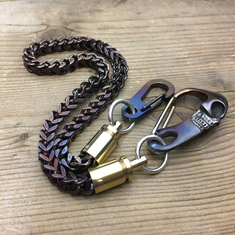 Skull Wallet chain / Bi-Swivel SWC-04/Skull