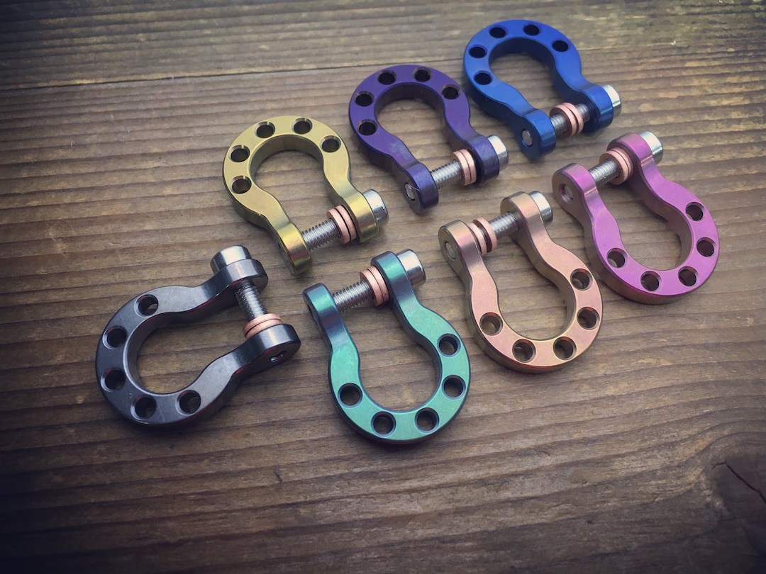 Titanium Omega Shackle / Edc Keychain - Etsy