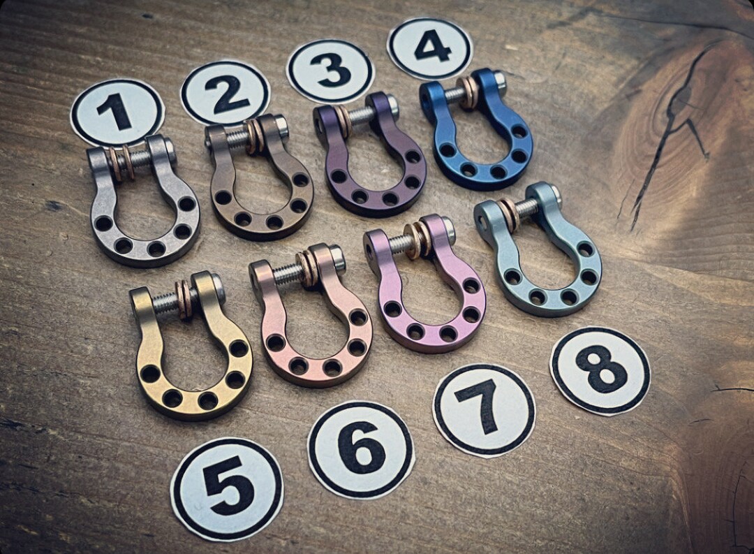 Titanium Omega Shackle / Edc Keychain - Etsy