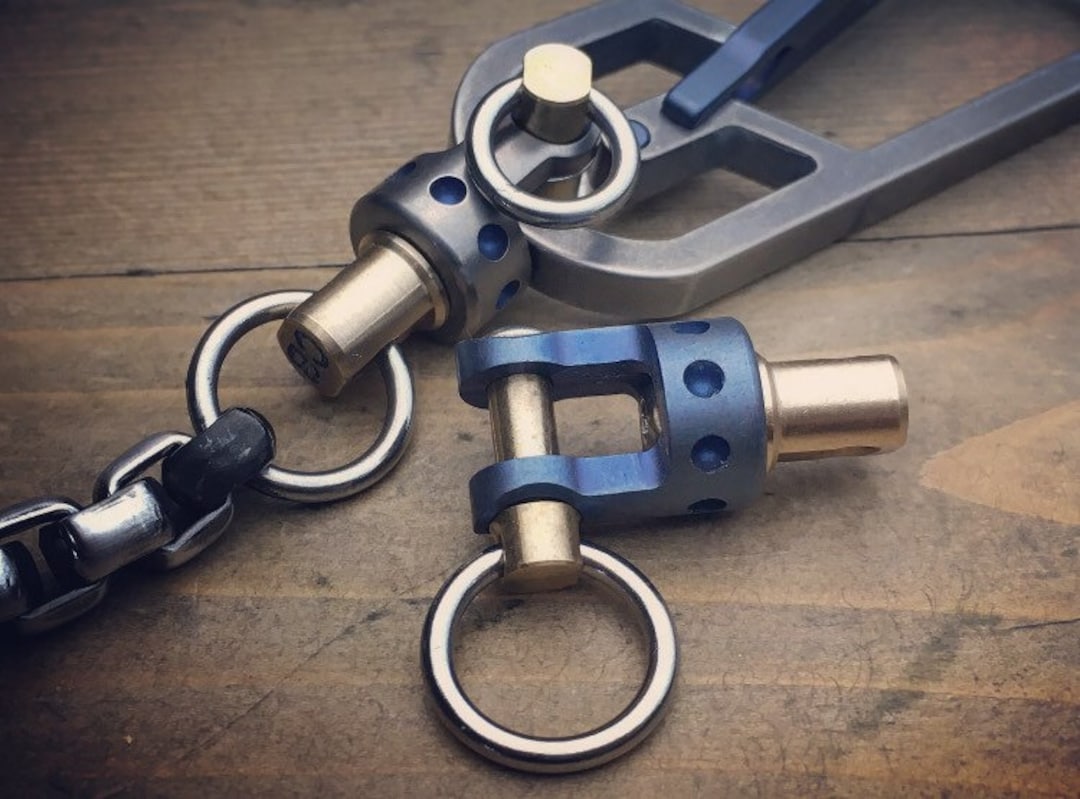 New Ti-swivel-iii / Titanium Multi-connector Keychain Hardware 7 ...