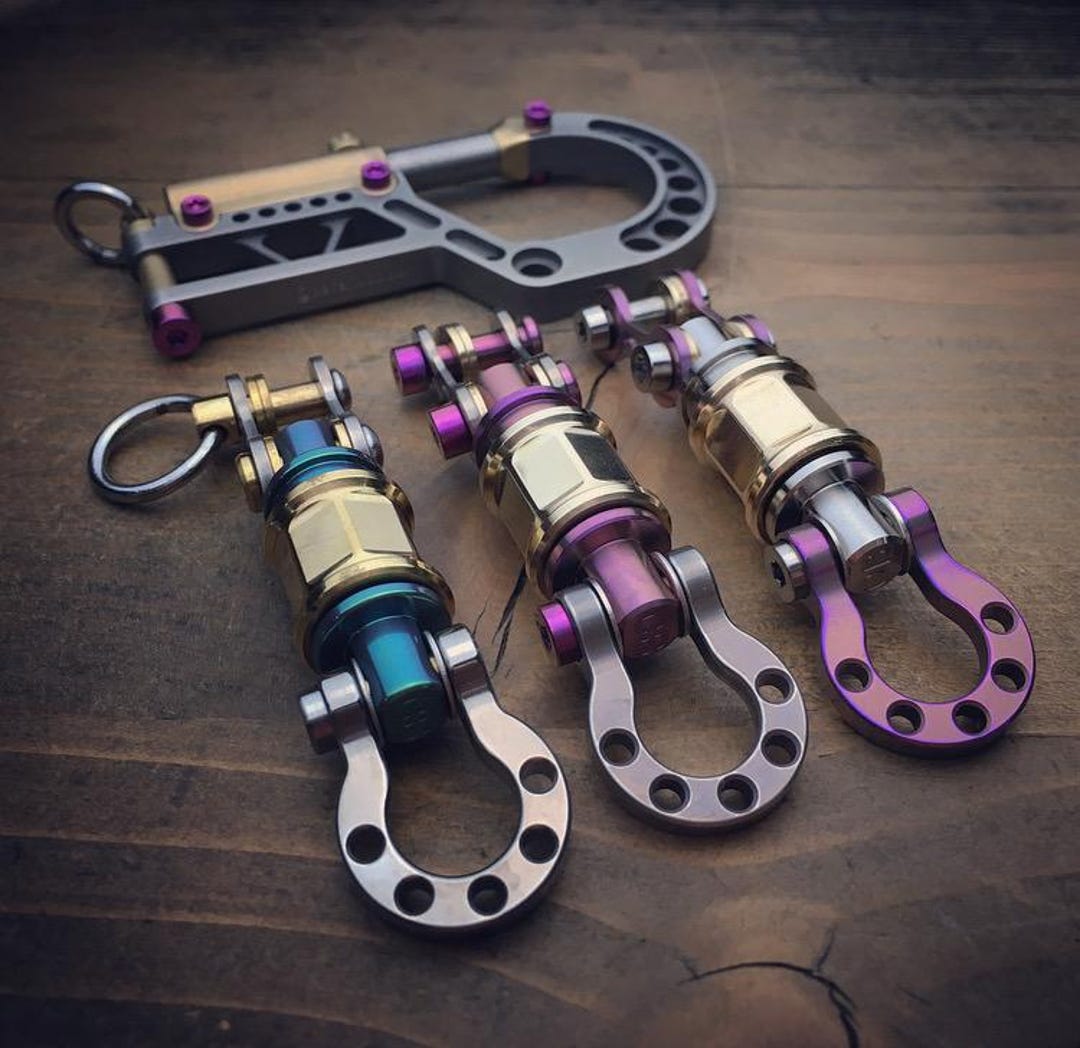 Ti Quick Release Connector Keychain / One-off / Inspired in Powers ...