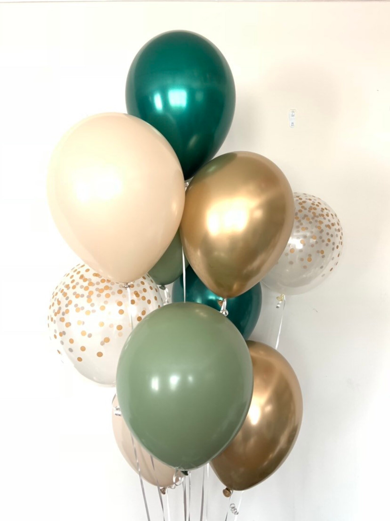 Green and Blush Balloons | Light Green Wedding Decor | Green and Gold ...