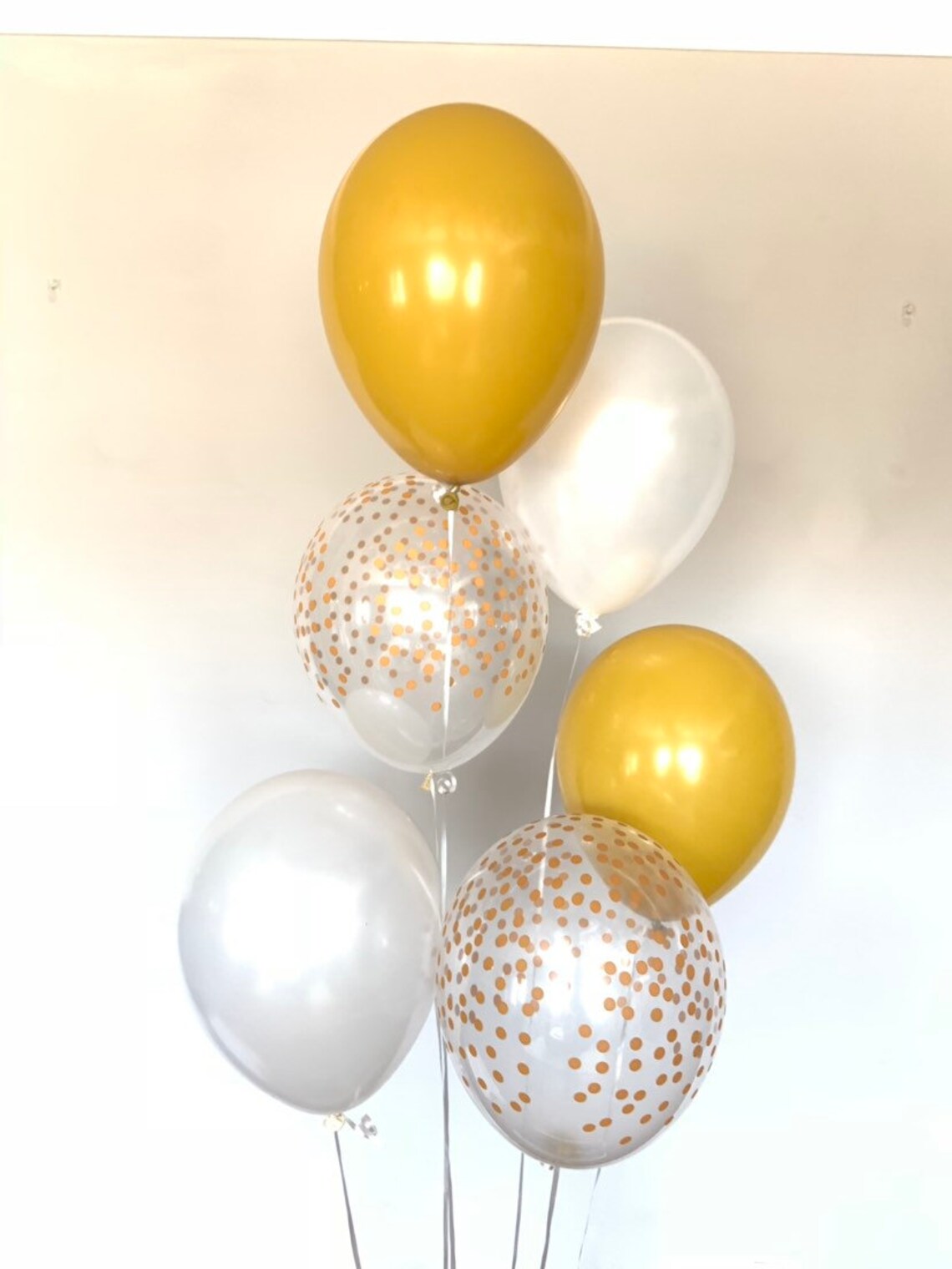 Mustard and White Balloons Honeybee Balloons Beach Bridal - Etsy