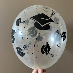 Graduation Balloons | Grad Cap Latex Balloons | 2024 Graduation Party ...
