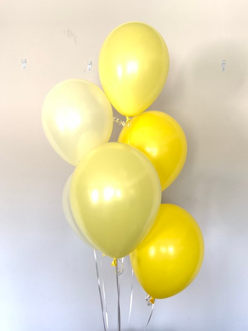 Yellow Balloons | Lemon Balloons | Citrus Balloons | Lemonade Balloons ...