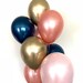 Pink Blush Balloons Blush and Navy Balloons Gold and Blush - Etsy