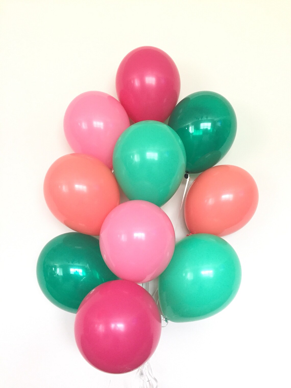 Lets Flamingle Balloons Pink and Green Balloons Lets | Etsy