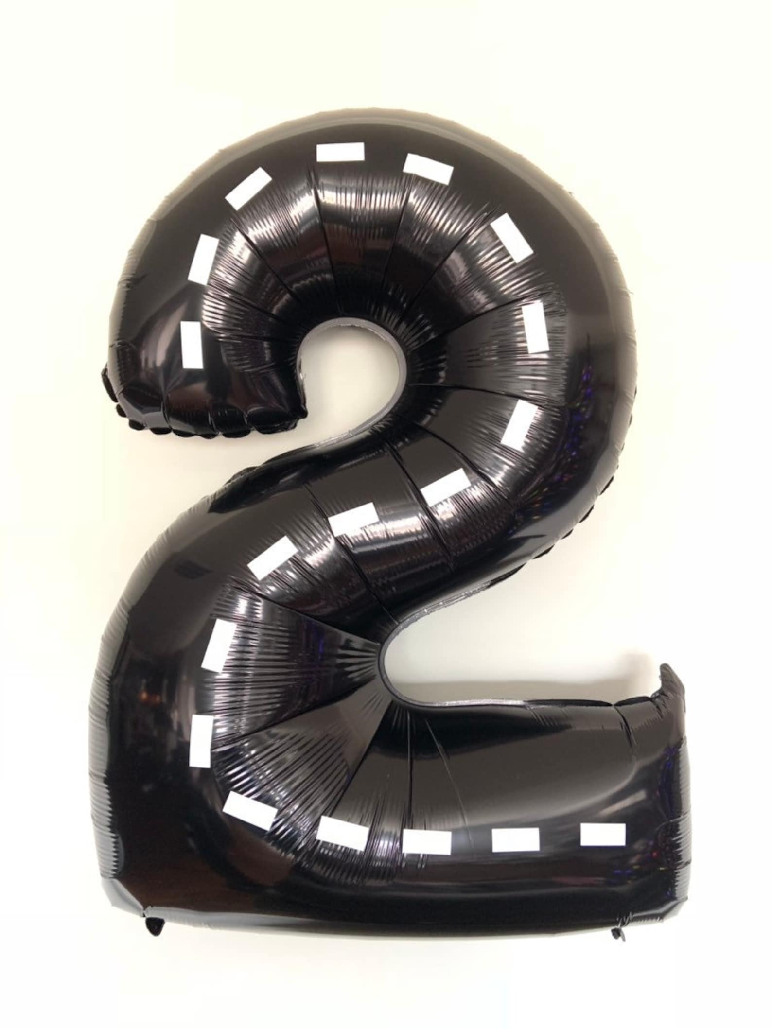 Two Fast Black Number 2 Balloon Second Birthday Balloons - Etsy