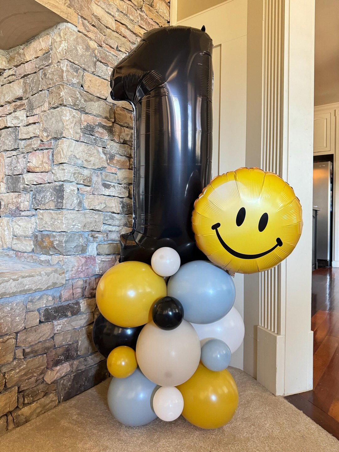 One Cool Dude Balloon Tower Kit | One Happy Dude Balloon Tower | Beige ...
