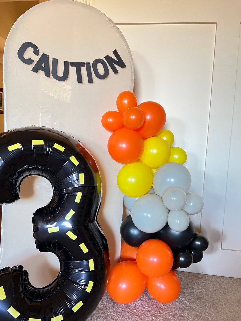 Construction Balloon Garland Kit DIY Construction Birthday - Etsy