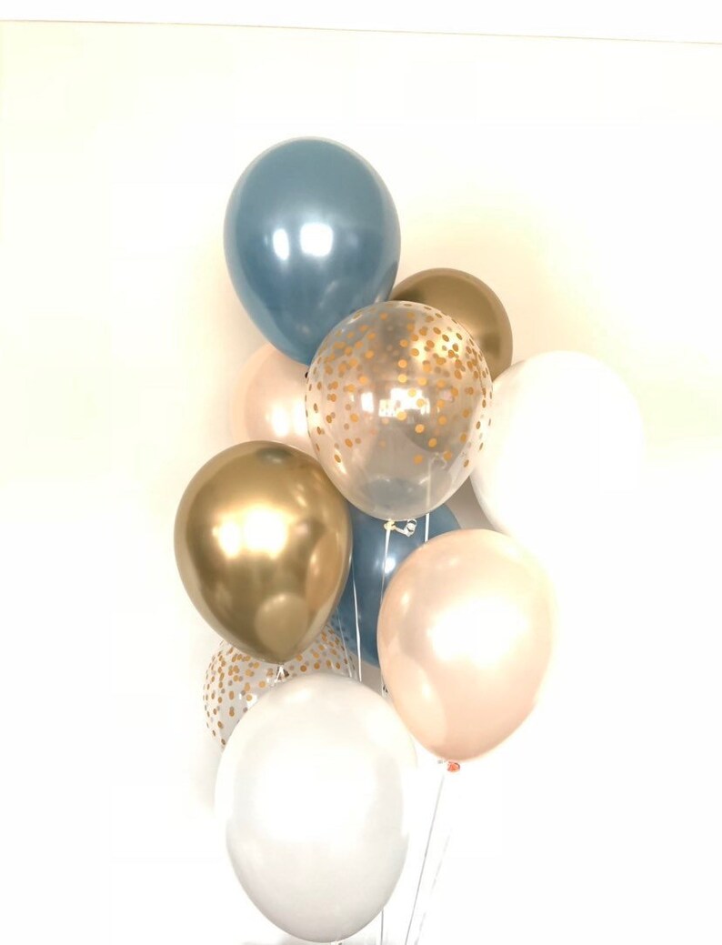 Slate Blue Balloons Slate Blue Wedding Decor Slate Blue - Etsy