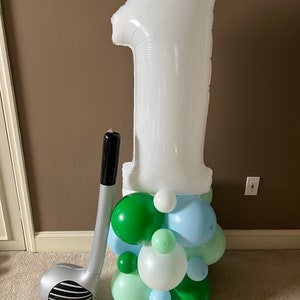 Golf Balloon Tower Kit | Golf Balloons | Hole in One Birthday Party ...