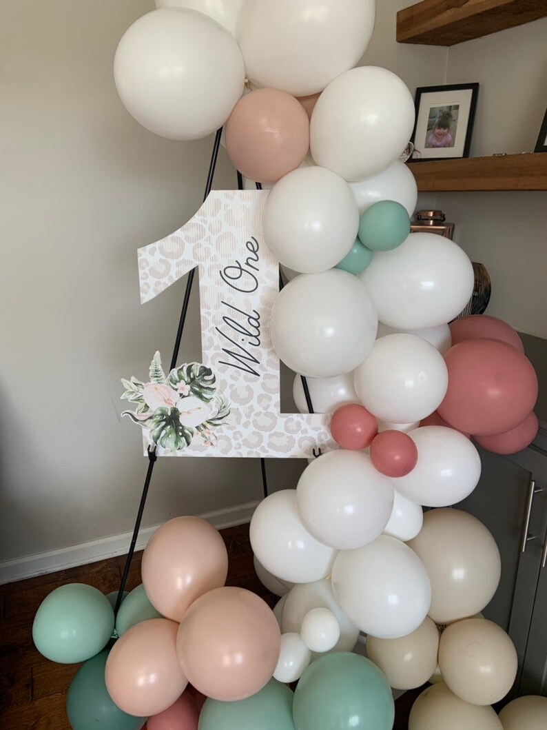 Wild One Balloon Garland Safari Balloon Garland Tropical - Etsy
