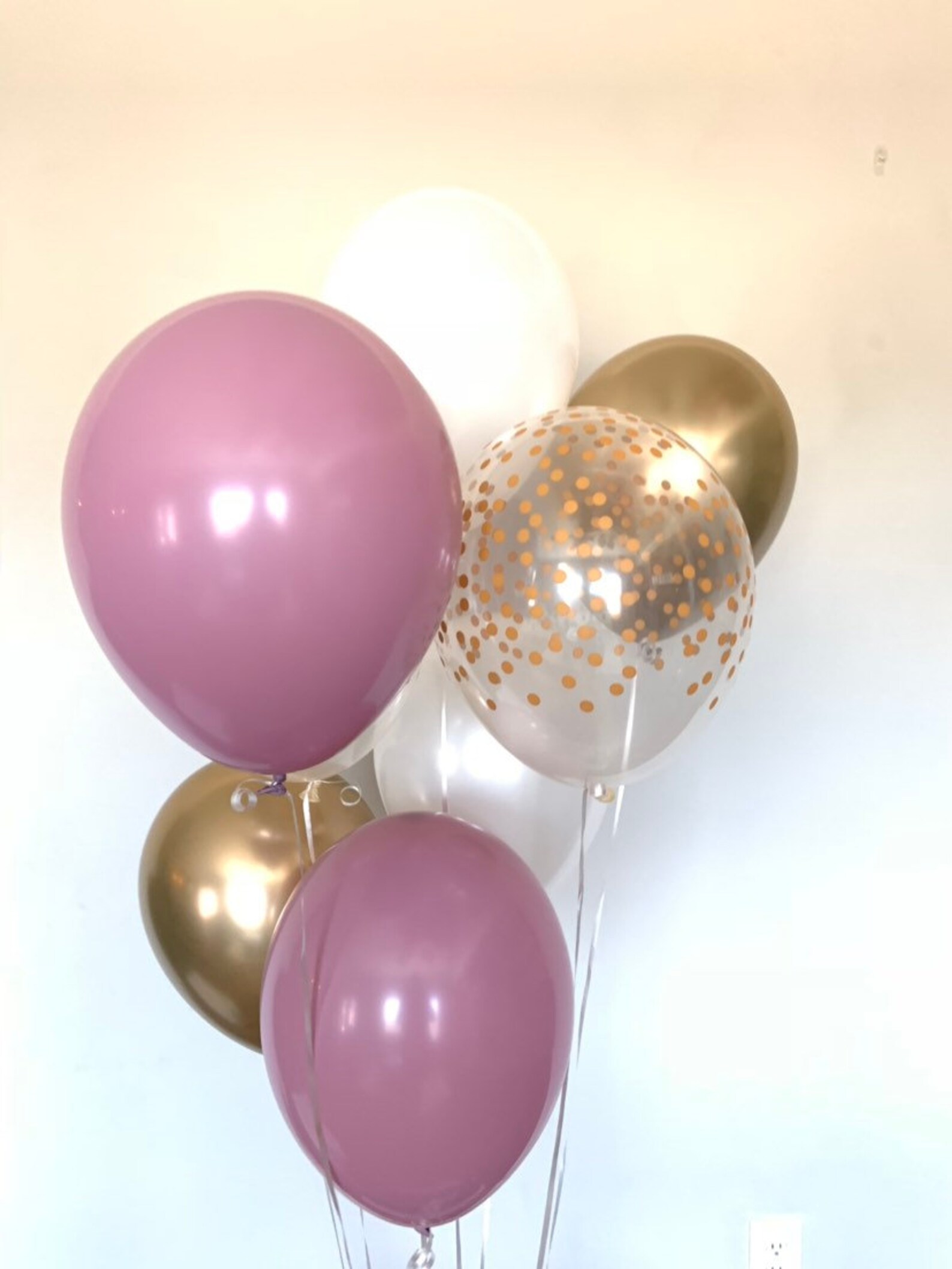 Canyon Rose Balloons | Dusty Mauve Balloons | Dusty Lavender Bridal ...