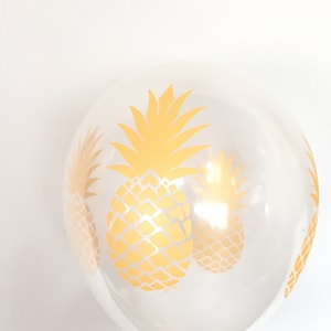 Pineapple Balloons | Tropical Balloons | Pineapple Decor | Hawaiian ...