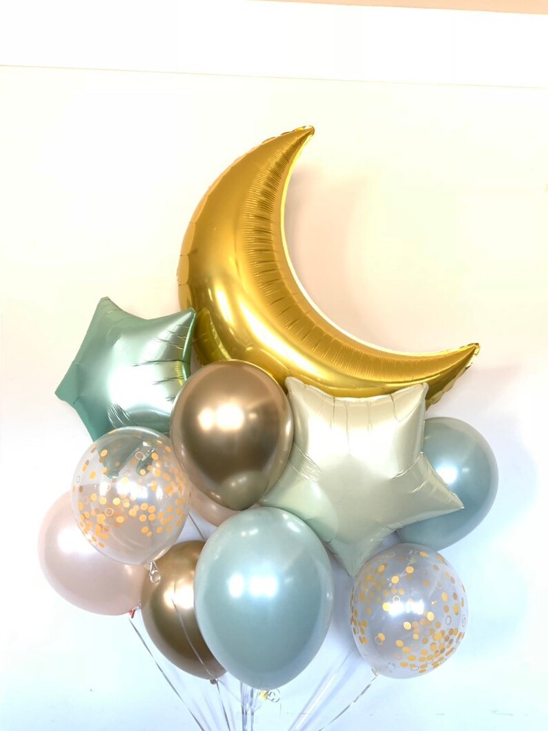 Twinkle Little Star Balloons | Twinkle Little Star Baby Shower Decor ...