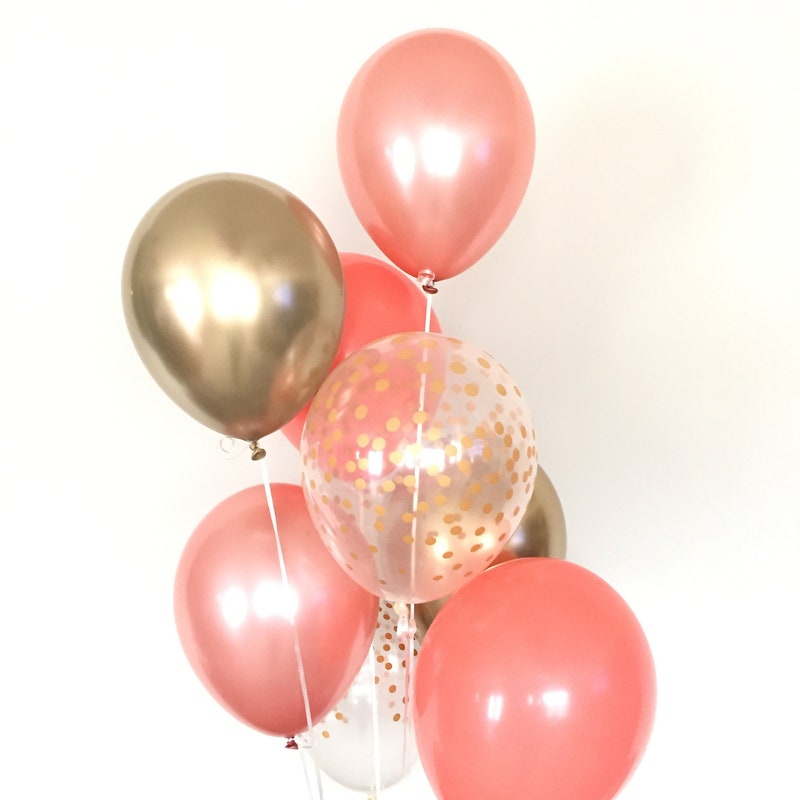 Rose Gold Balloon Set - Etsy