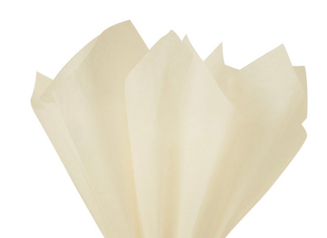 Ivory Tissue Paper 24 Sheets Ivory Tissue Paper 20x 30 - Etsy