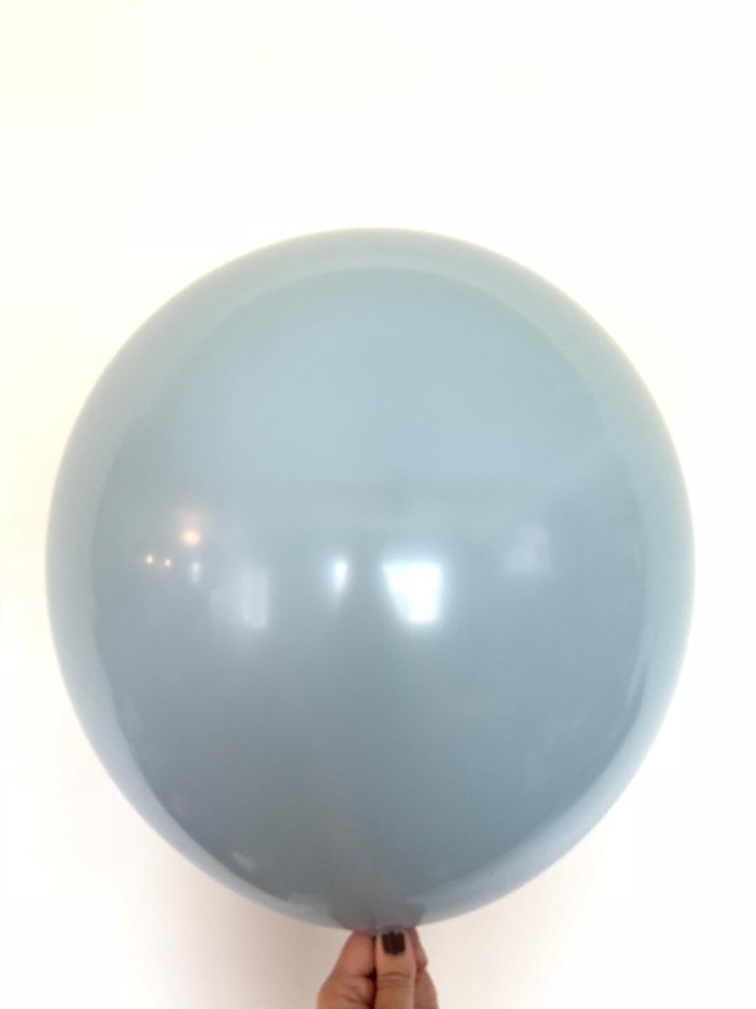 Jumbo Fog Latex Balloons | Large Blue Gray Balloon | 24" Gray Blue ...