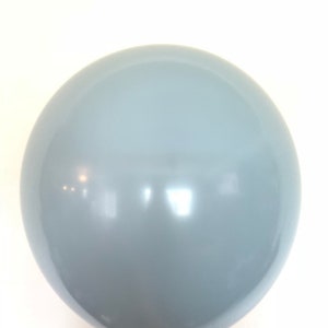 Jumbo Fog Latex Balloons | Large Blue Gray Balloon | 24" Gray Blue ...