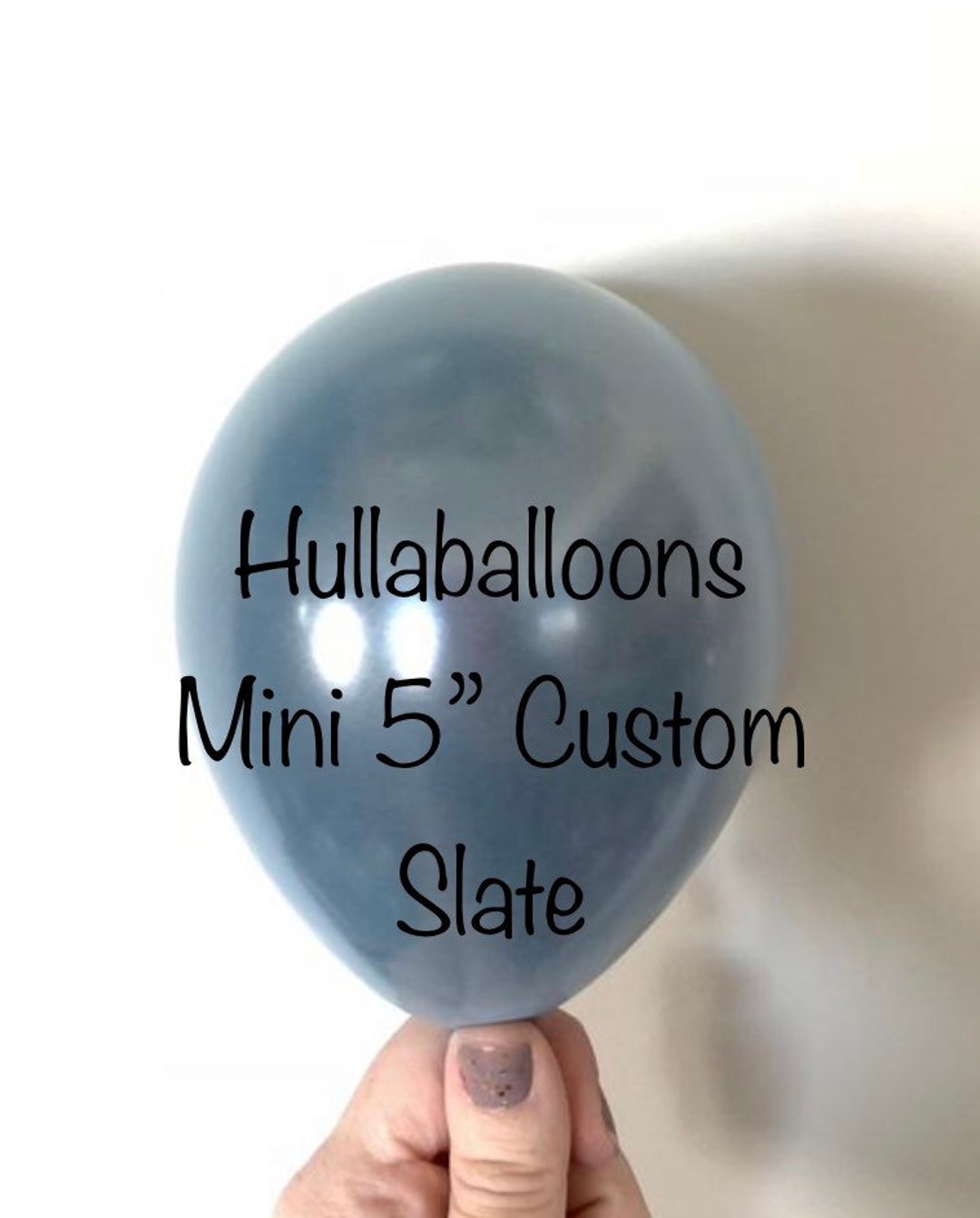 Mini 5” Slate Blue Balloons | Slate Blue Wedding Decor | Mini Latex ...