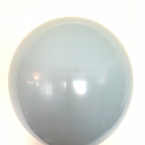 Jumbo Fog Latex Balloons | Large Blue Gray Balloon | 24" Gray Blue ...