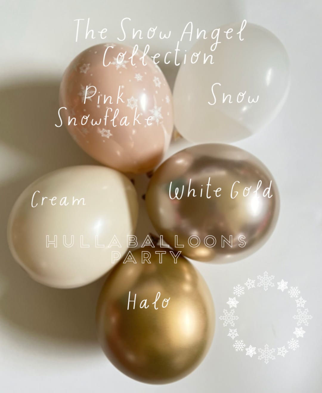 Snow Angel Balloons | Holiday Party Decor | Winter Onederland Birthday ...