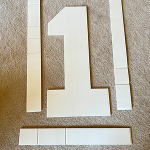 Balloon Number 1 Frame DIY Kit | PRE-CUT Balloon Frame Assembly ...