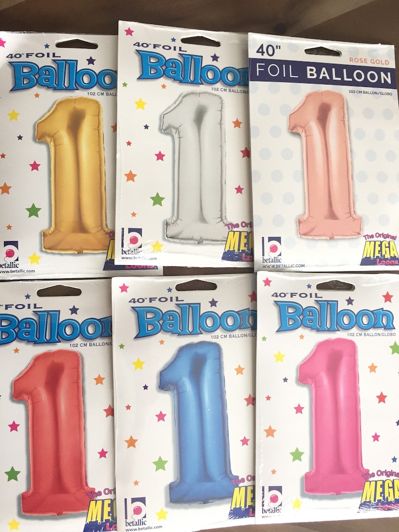 Hot Pink Number 1 Balloon Hot Pink First Birthday Balloons - Etsy