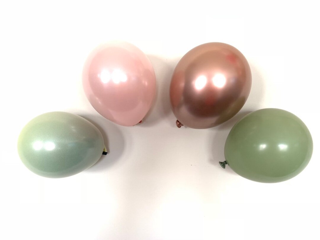 Mini Sage and Blush Balloons | Mini Blush and Sage Balloons | Mini 5 ...