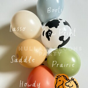 Saddle up Balloons | Barnyard Birthday | Western Baby Shower | Balloons ...