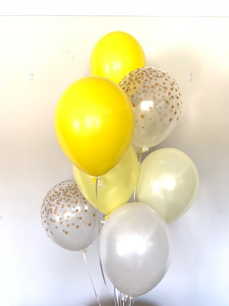 Yellow Balloons Lemon Balloons Citrus Balloons Lemonade - Etsy