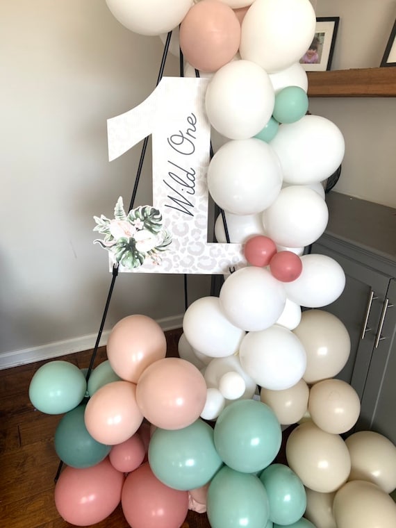 Wild One Balloon Garland Safari Balloon Garland Tropical - Etsy