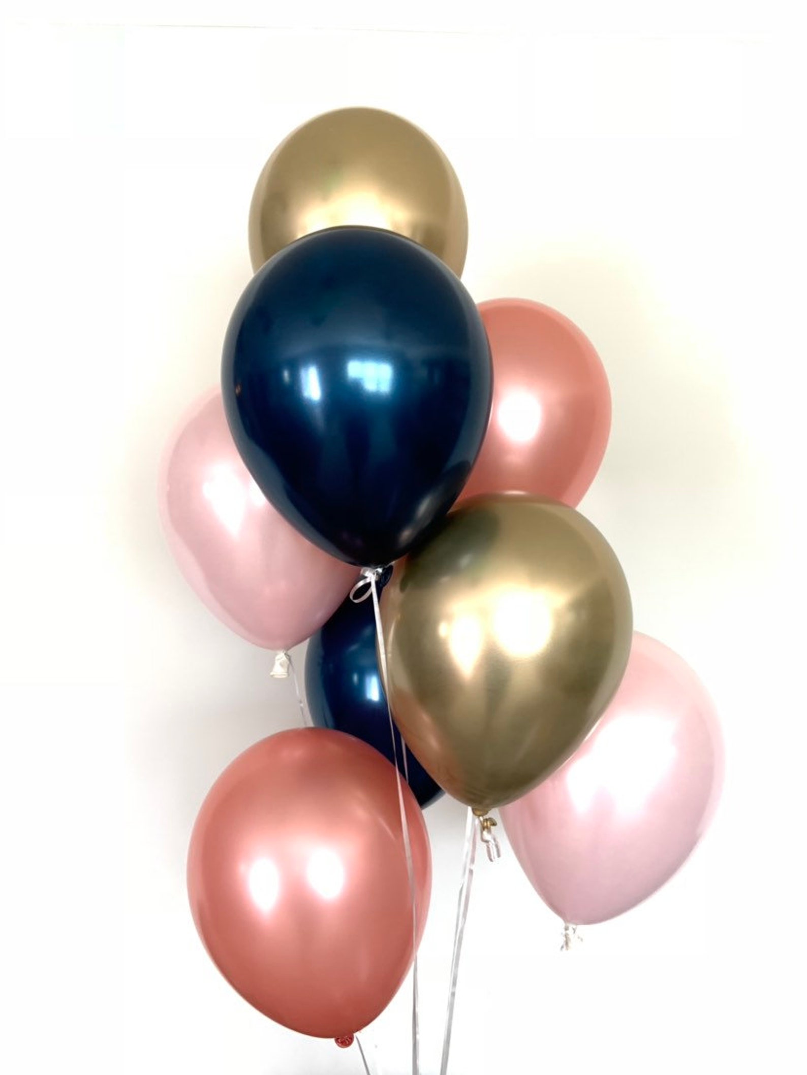 Pink Blush Balloons Blush and Navy Balloons Gold and Blush - Etsy