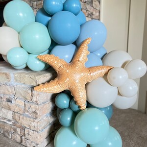 Beach Balloon Garland DIY Kit | Starfish & Number Sold Separately ...