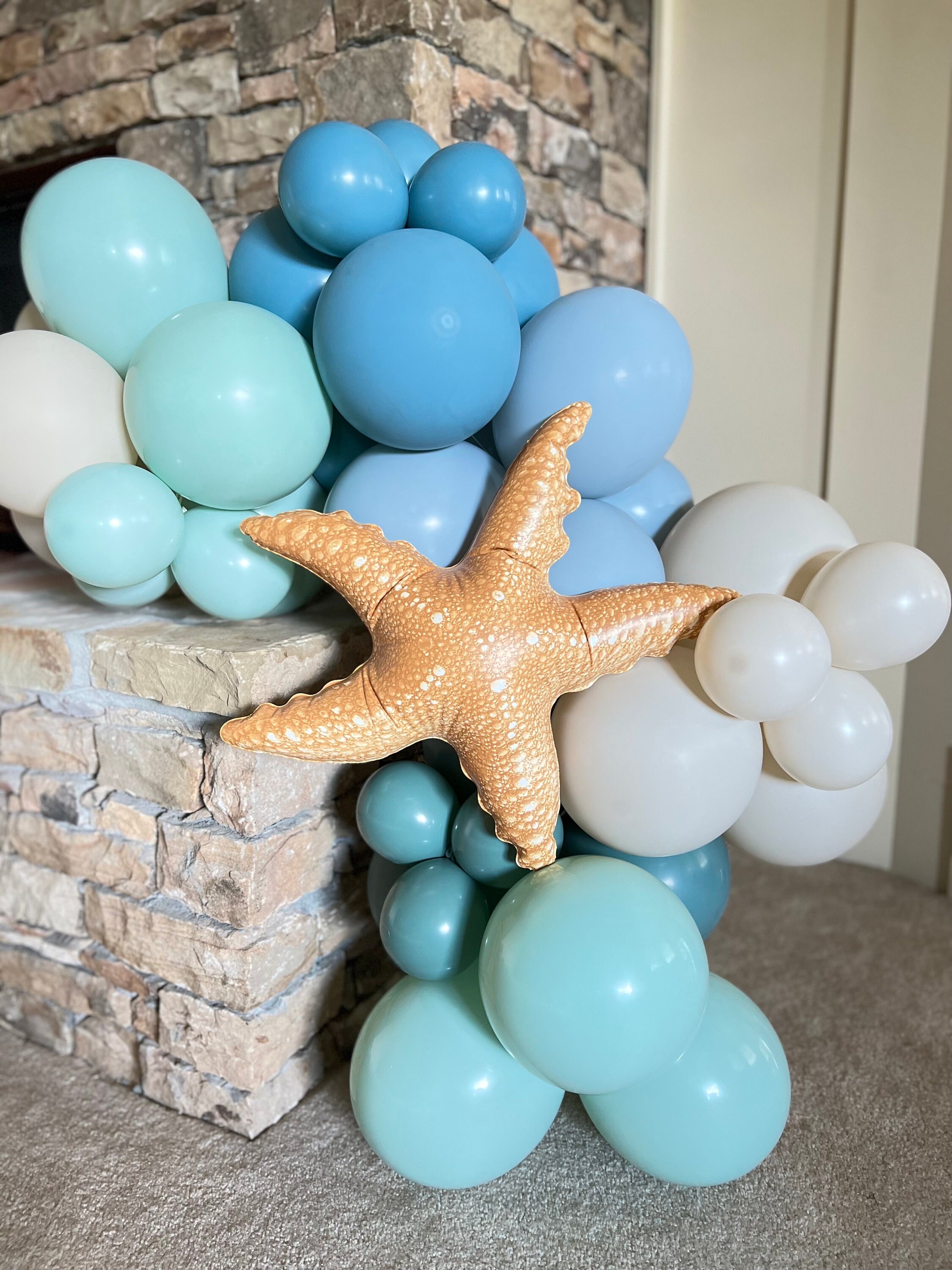 Beach Balloon Garland DIY Kit | Starfish & Number Sold Separately ...