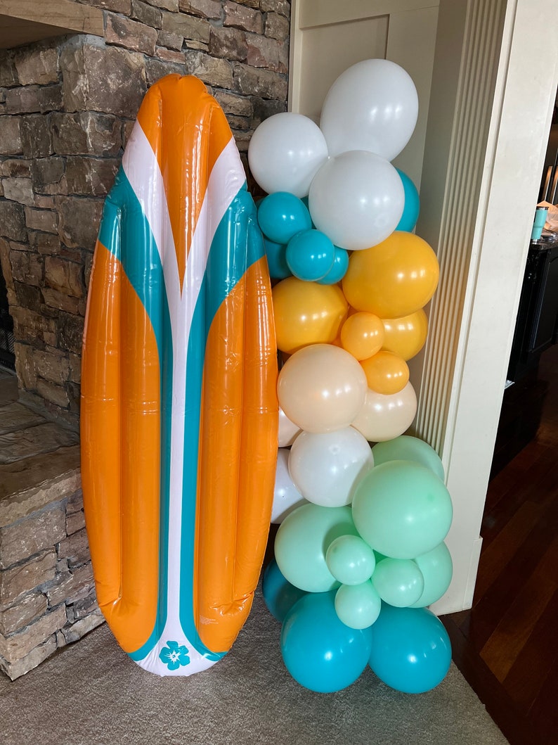 Surfs up Balloon Garland DIY Kit | Blue 1 & Surf Board Sold Separately ...