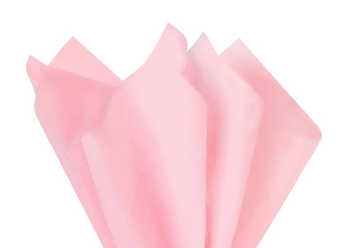 Light Pink Tissue Paper | 24 Sheets Light Pink Tissue Paper | 20”x 30 ...
