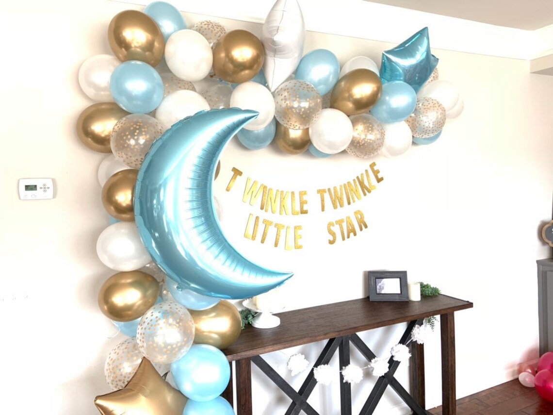 Twinkle Little Star Balloons Blue Twinkle Little Star Baby - Etsy