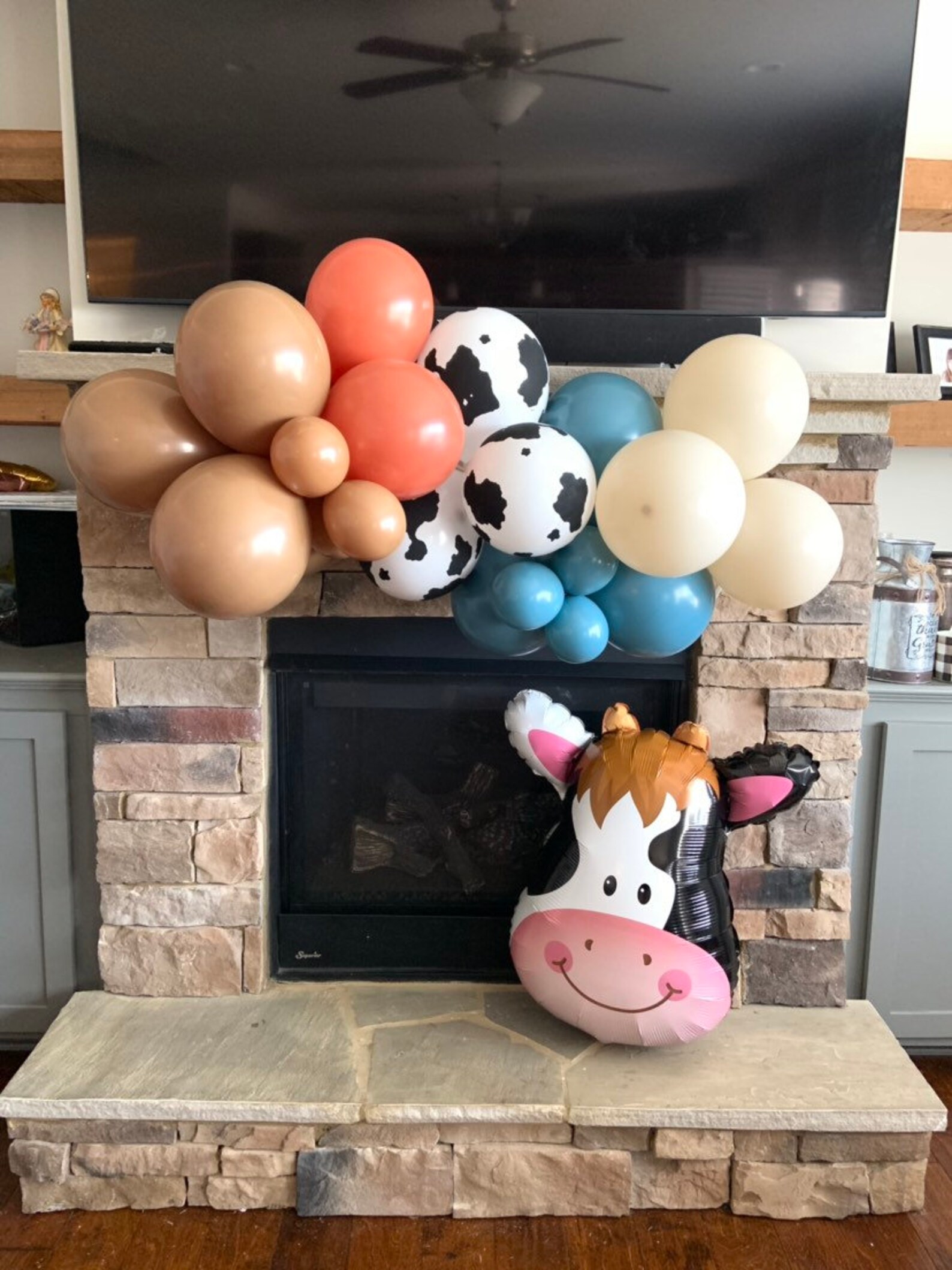 Barnyard Balloon Garland Farm Balloon Garland Oink Moo - Etsy