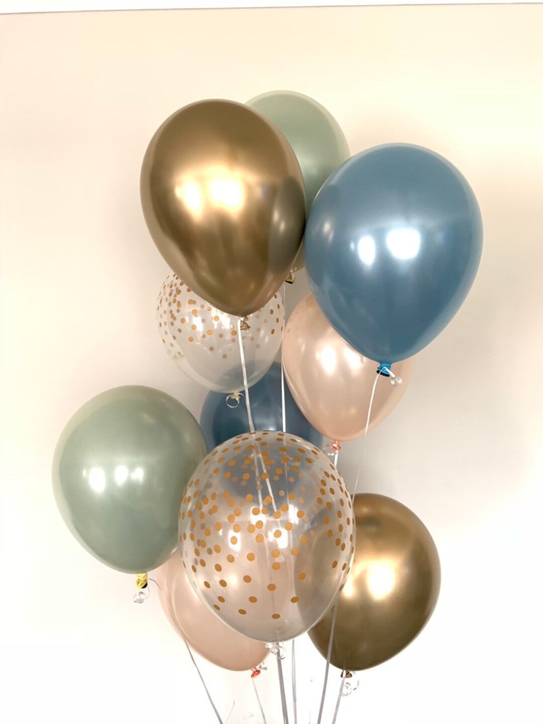 Slate Blue Balloons | Slate Blue Wedding Decor | Slate Blue and Sage ...