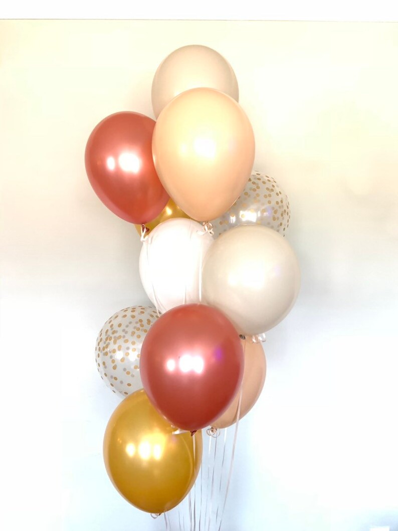 Boho Rainbow Balloons Boho Birthday Balloons Mauve Baby - Etsy