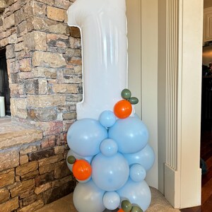 Blue Little Cutie Balloon Tower Kit | Blue Citrus First Birthday ...