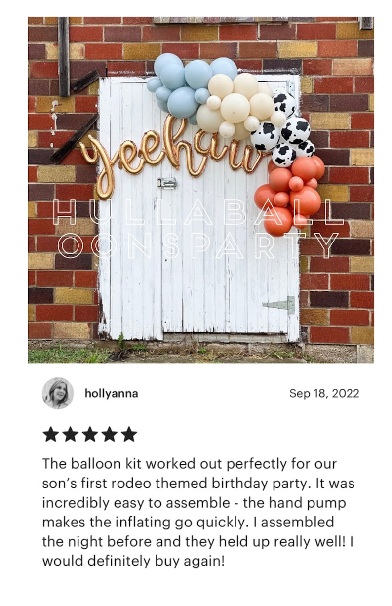 Yeehaw Balloons | Gold Yeehaw Script Balloon Banner | Barnyard First ...