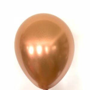 Chrome Copper Balloons | Copper Latex Balloons | Chrome Birthday Party ...