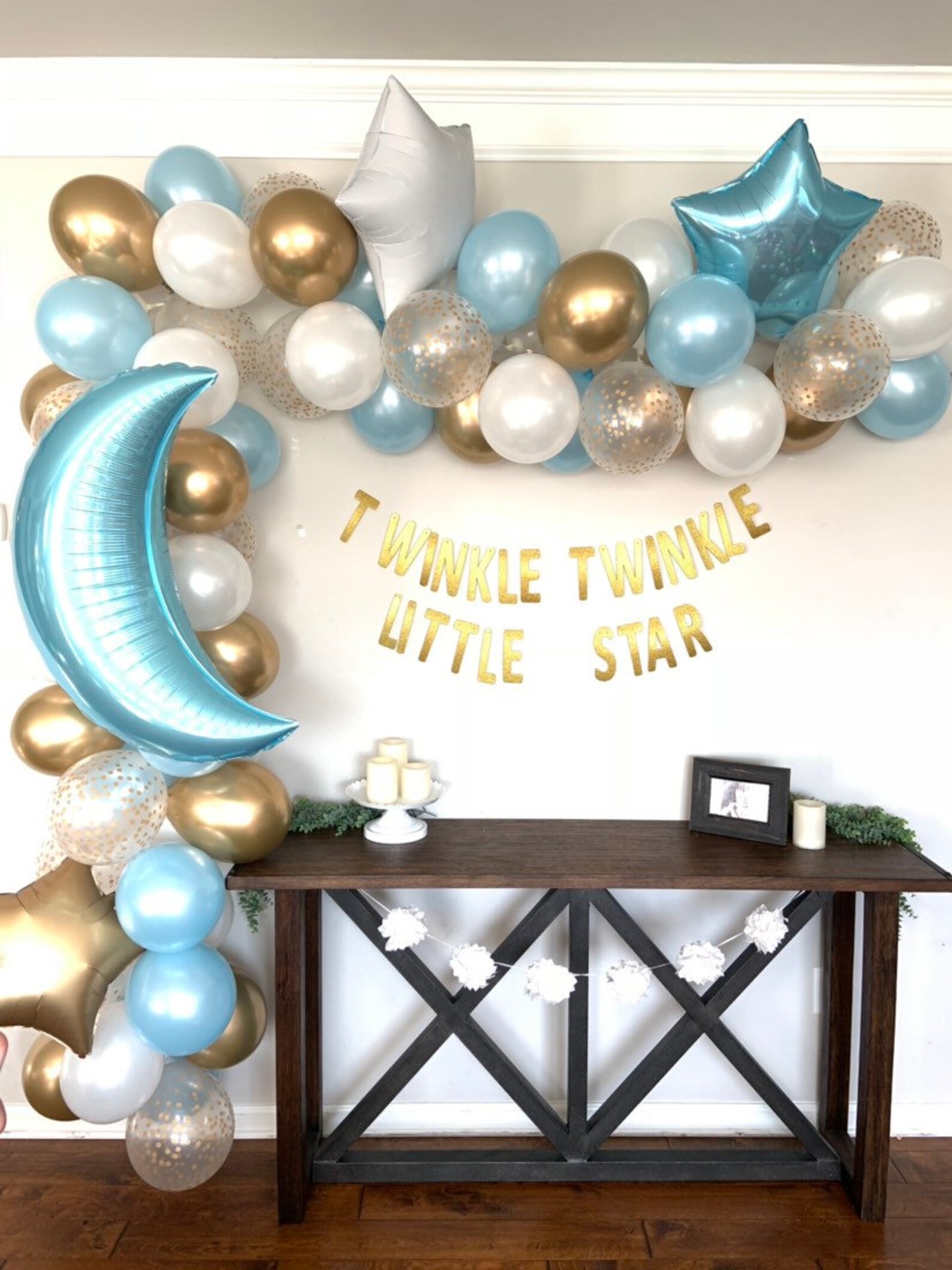 Twinkle Little Star Balloons Blue Twinkle Little Star Baby | Etsy